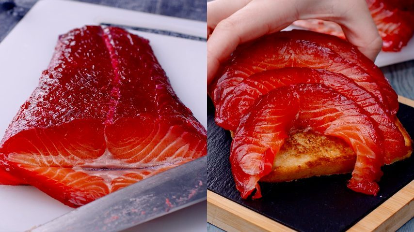 Beet Cured Salmon Recipe
