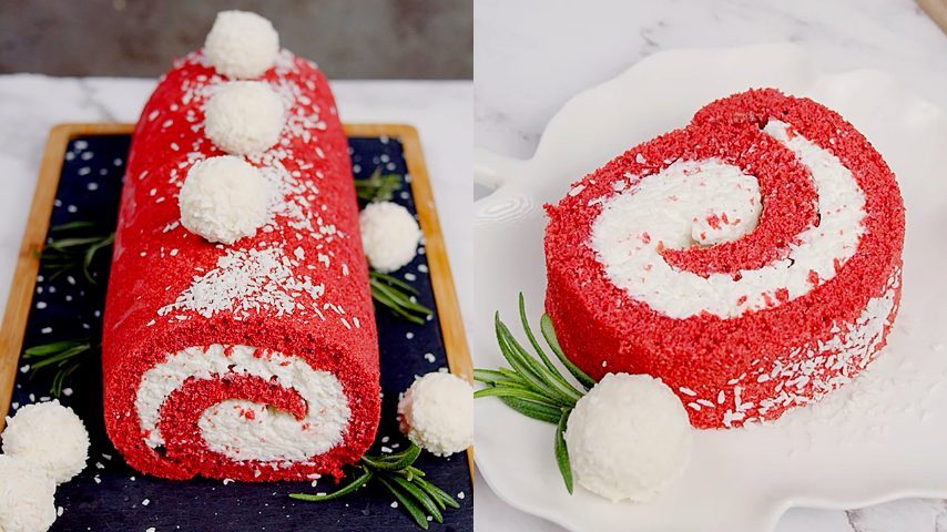 Red Velvet Cake Roll Recipe