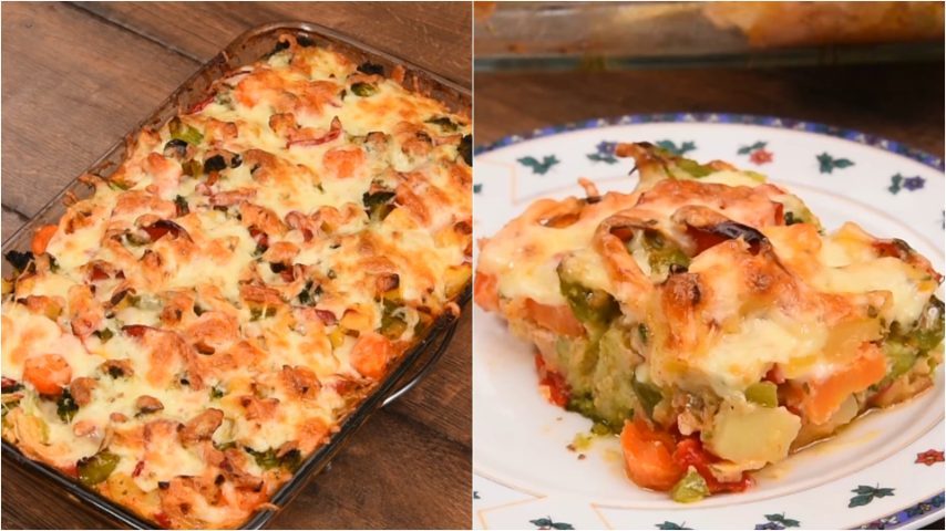 Vegetable Flan Recipe