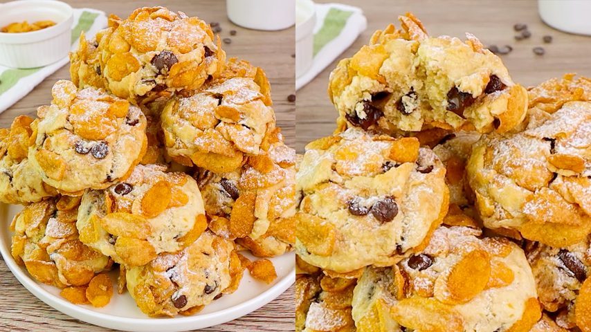 Italian Cornflake Cookies (Rose Del Deserto)