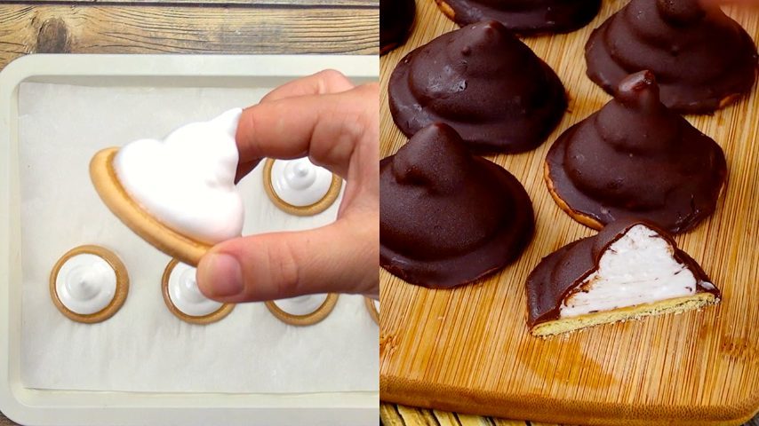 Homemade Mallomars (Chocolate-Covered Marshmallow Cookies)