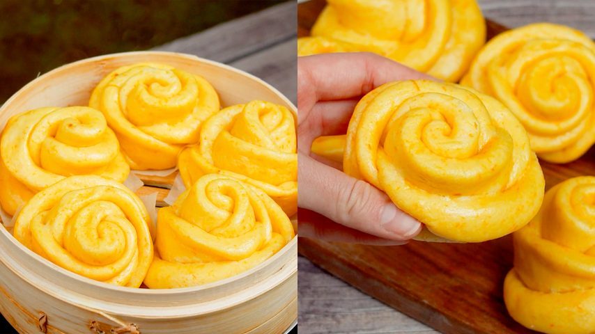 Steamed Rose Bun Recipe