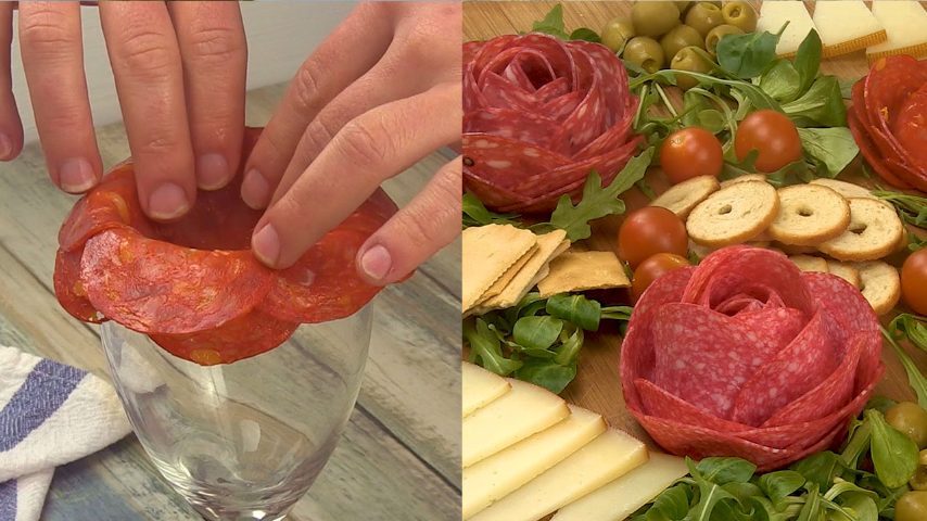 How To Make Salami Roses