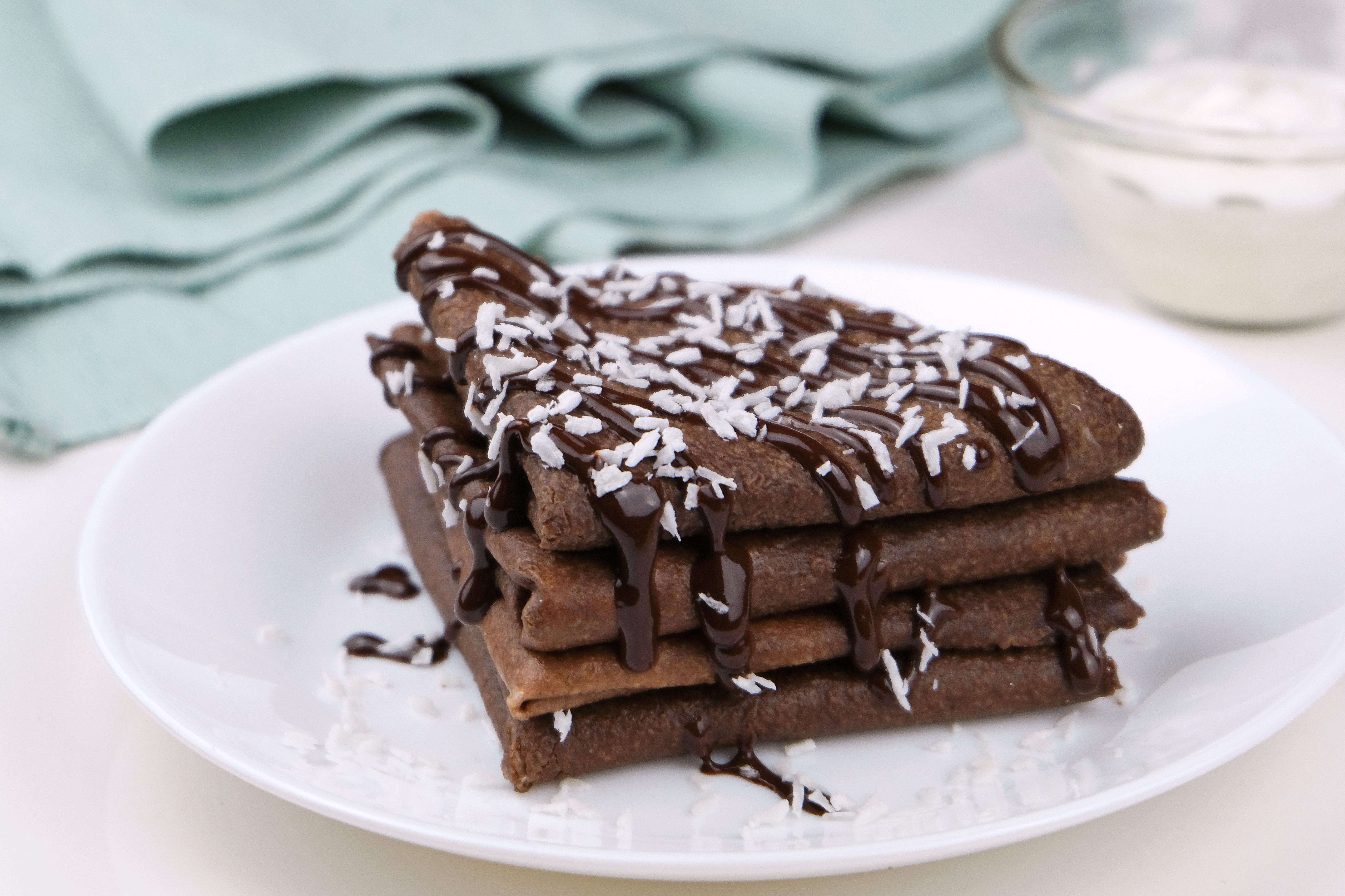 Chocolate Protein Crepes Recipe