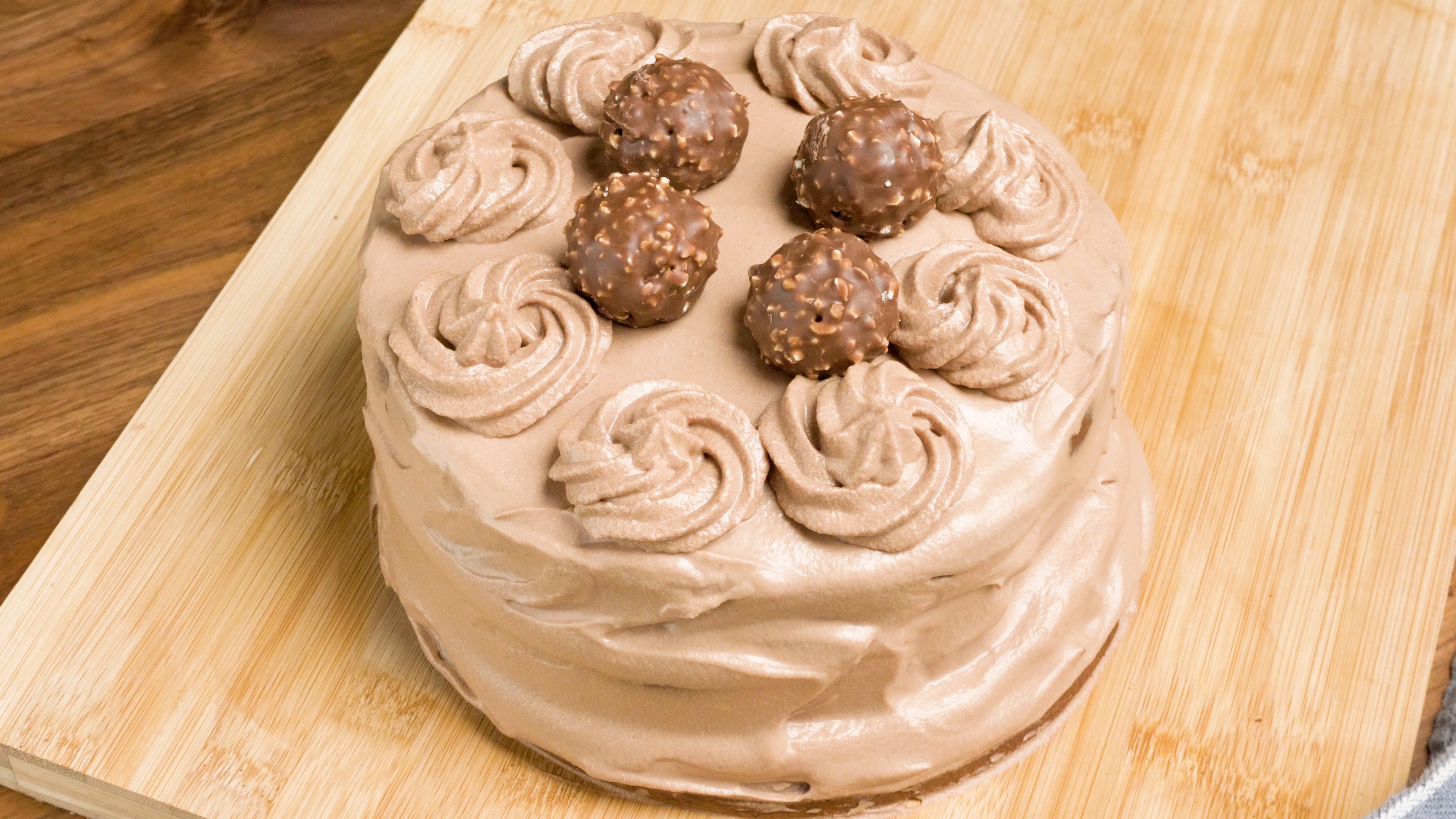 Ferrero Rocher Cake Recipe