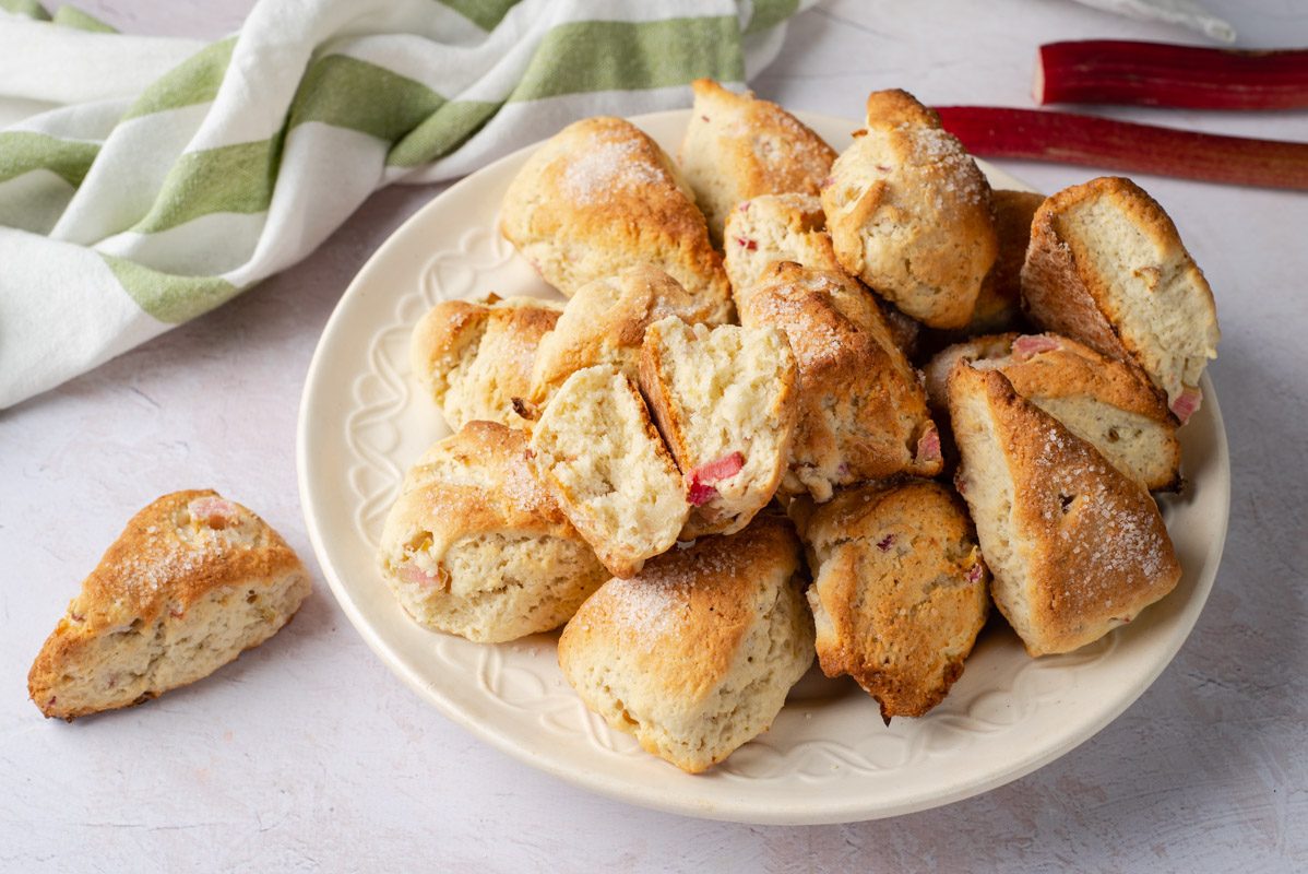 Rhubarb Scones Recipe