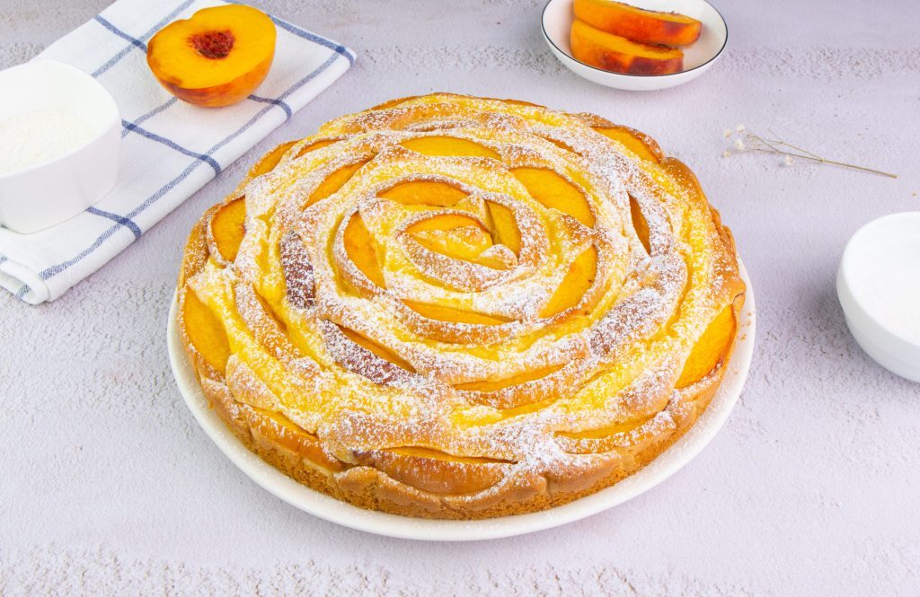 Peach And Cream Cake Recipe