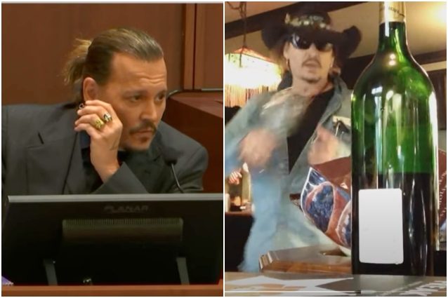 Il video di Johnny Deep ubriaco e violento con Amber Heard trasmesso in ...