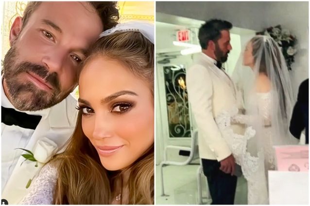 Jennifer Lopez ha sposato Ben Affleck, le foto e i video del matrimonio ...