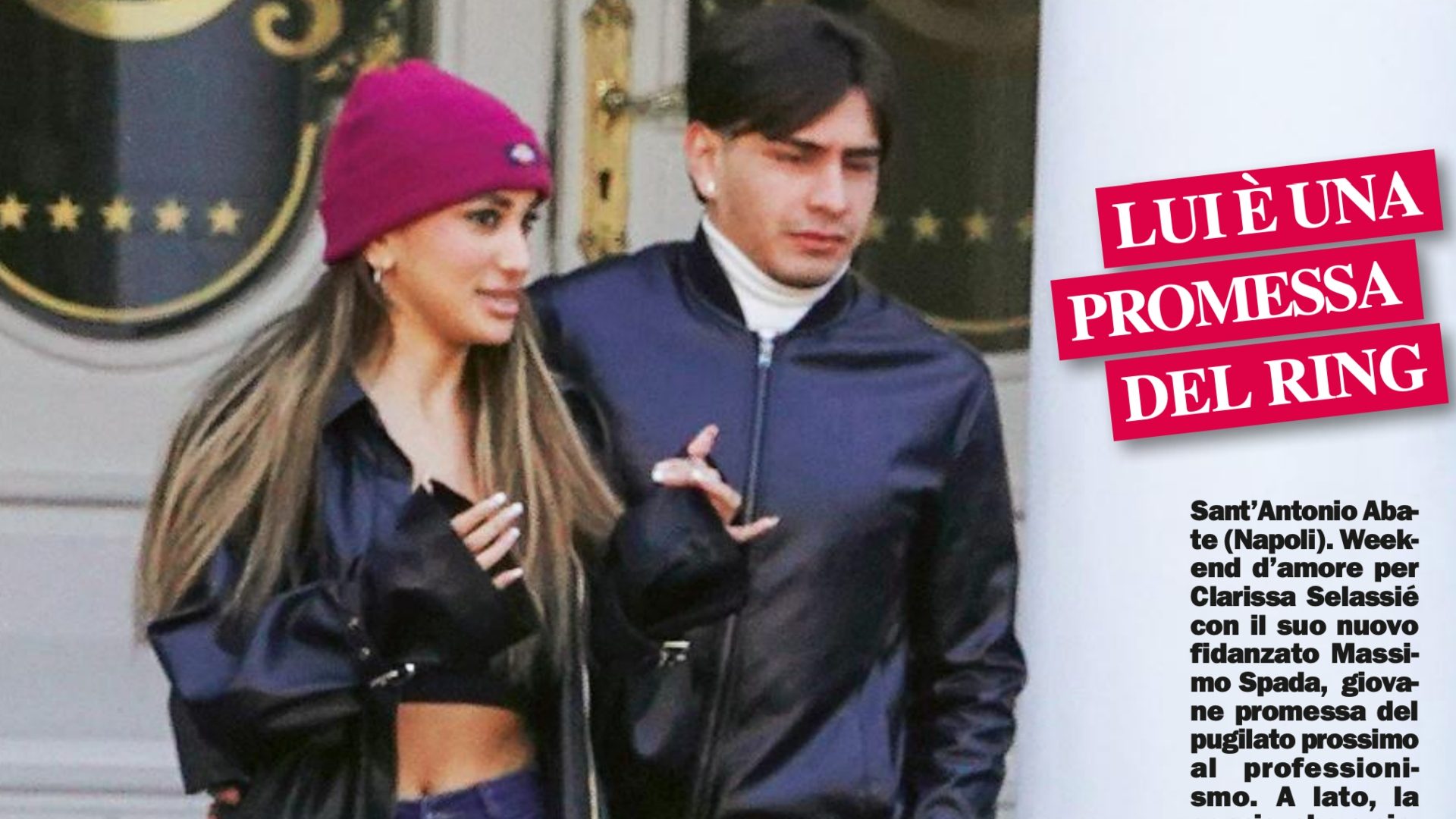 Clarissa Selassie si è fidanzata con Massimo Spada, promessa del ring, legato alla famiglia sinti