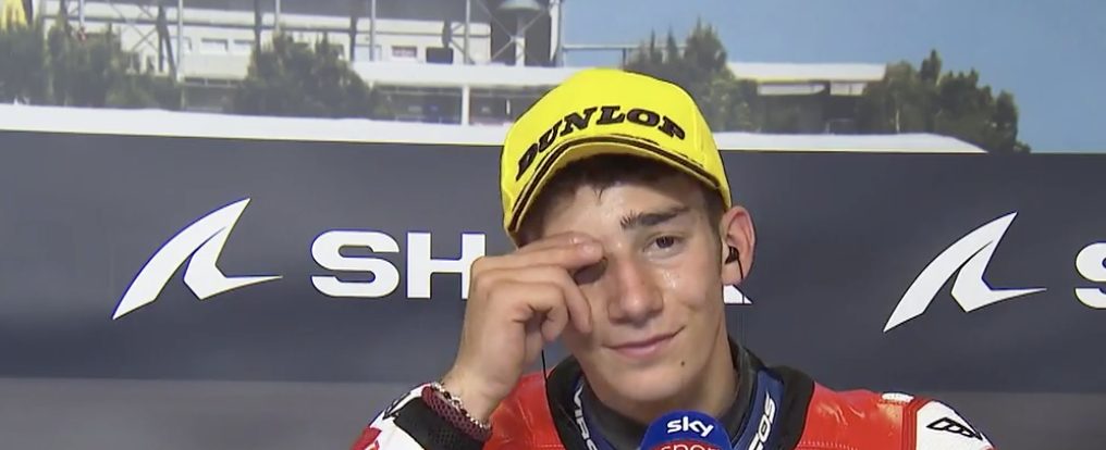 Riccardo Rossi dedica il primo podio in Moto3 a Gresini: Sono qui ...