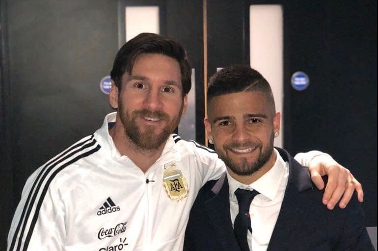 Una foto per la gloria eterna: Insigne e Messi sono i numeri 10 ...
