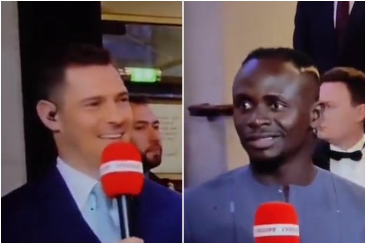 Sadio Mané non ha la più pallida idea di chi ha davanti: Sei contento ...