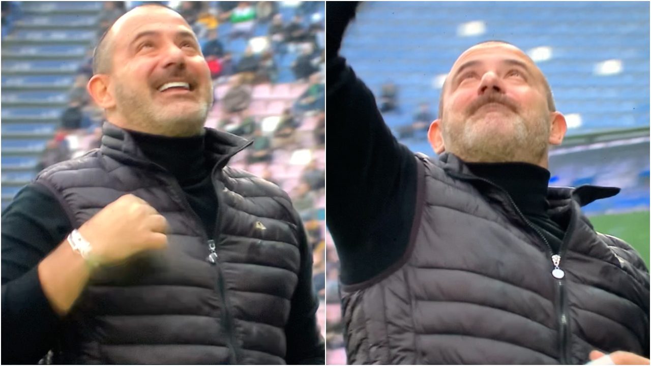 Stankovic cerca Mihajlovic dopo il gol della Samp, sguardo al cielo e ...