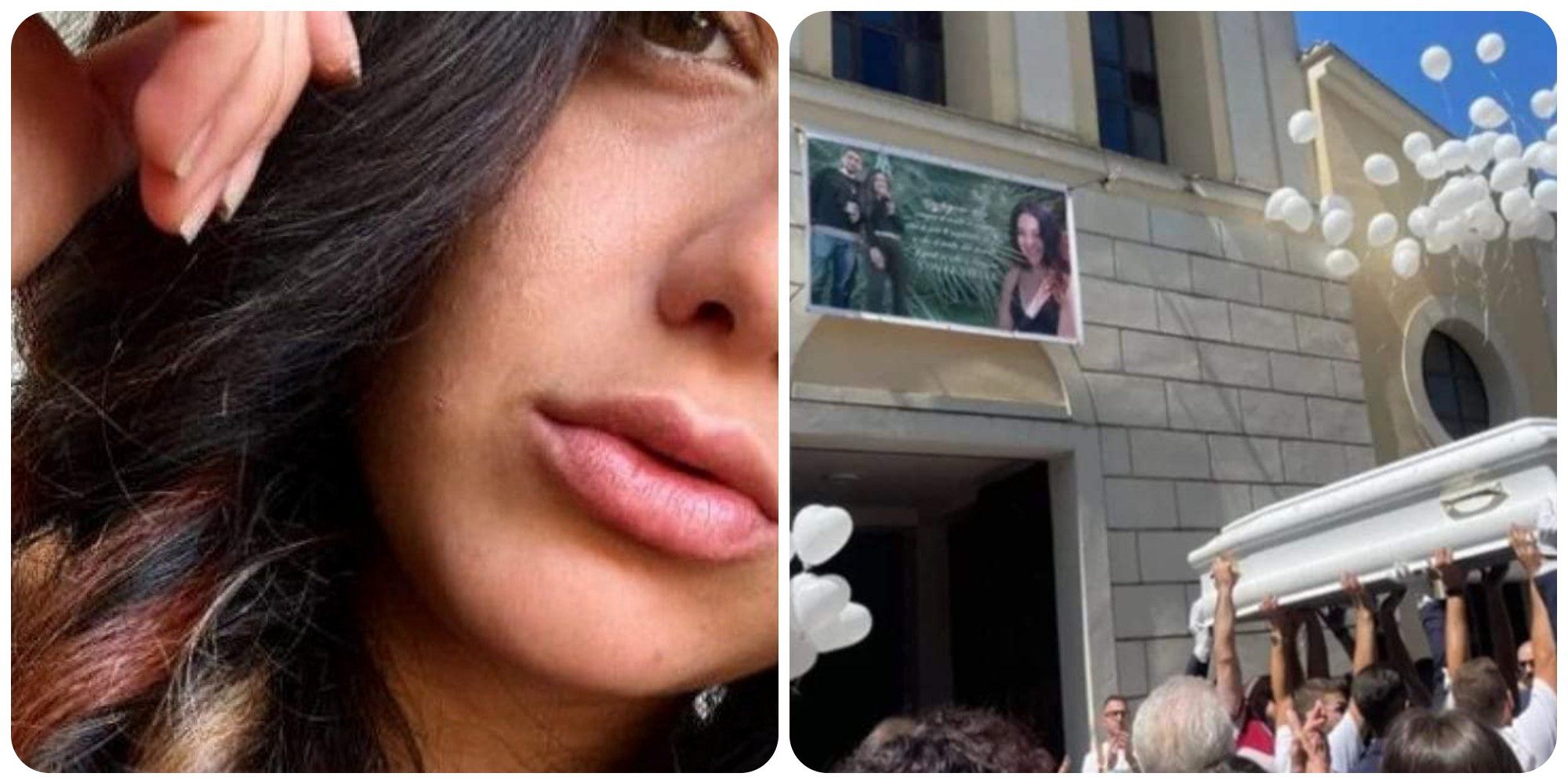 Palloncini bianchi ai funerali di Francesca, gli amici: Il tuo sorriso ...