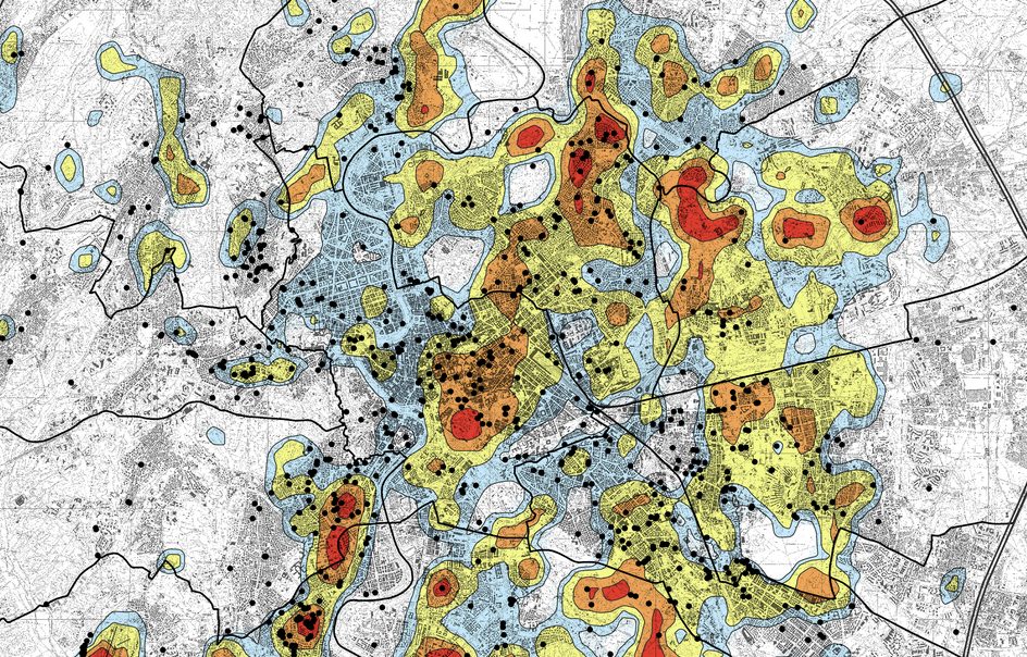 La mappa con i quartieri di Roma più a rischio voragini: il quadrante ...