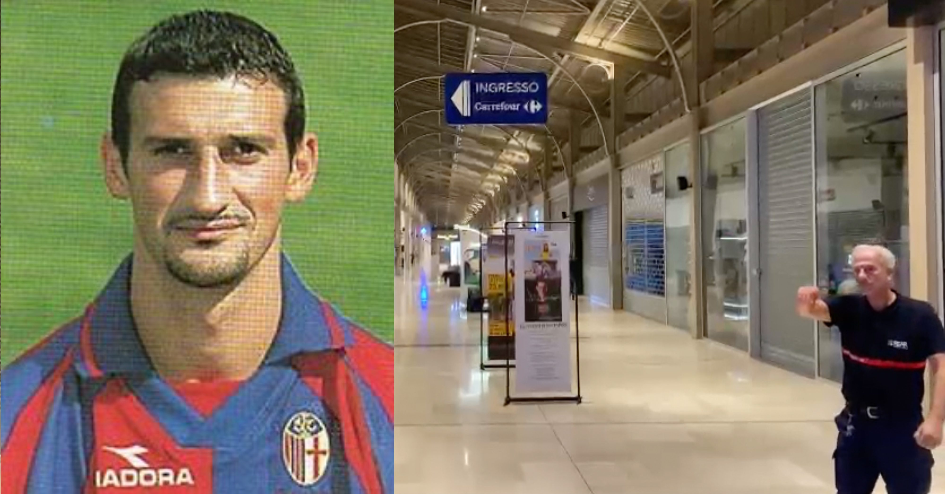 È stato l'ex calciatore Massimo Tarantino a disarmare l'uomo al ...