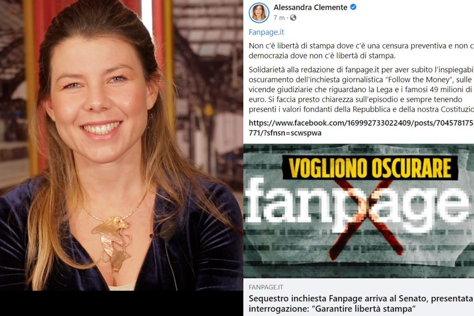 Sequestro inchiesta Fanpage, la candidata sindaco Clemente: No alle ...