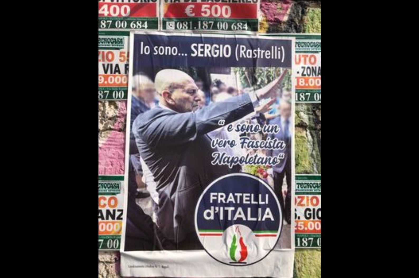 Manifesti col saluto fascista a Napoli, Rastrelli (FdI): Gesto dedicato ...
