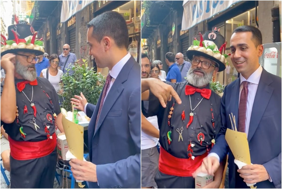 Rito anti-malocchio per Di Maio in via Tribunali a Napoli: sale e ...
