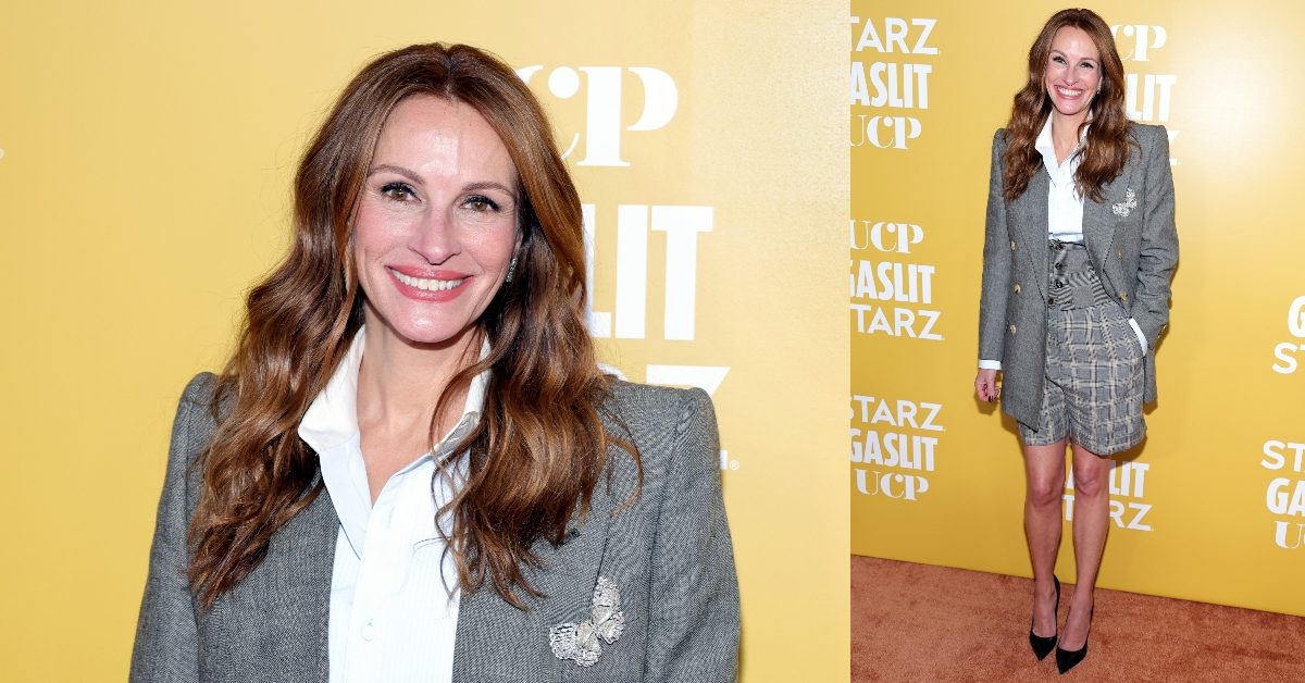 Julia Roberts torna sul red carpet: in giacca e bermuda riscrive le ...