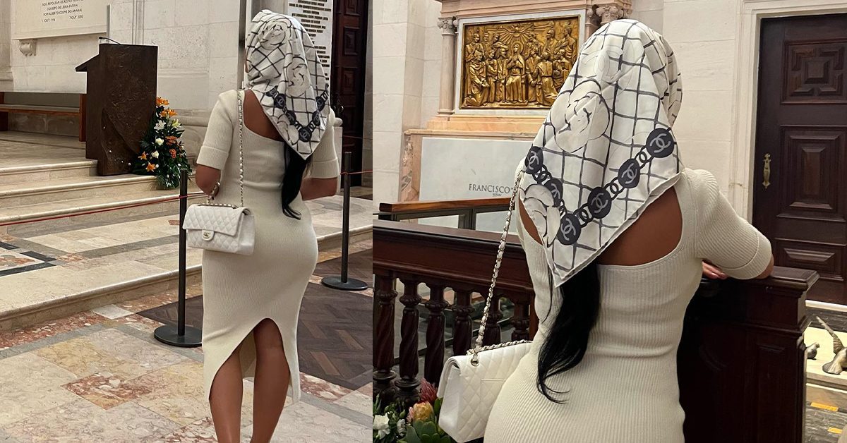 Georgina Rodriguez veste griffata al Santuario di Fatima: il look da ...