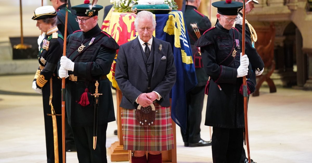 King Charles III, because he wore the kilt at the wake of Queen ...