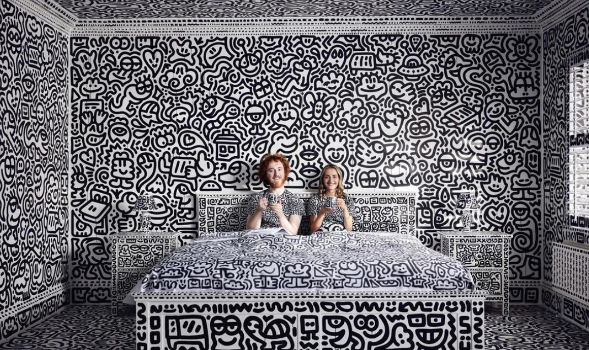 Doodle House, the house that is a work of art entirely covered in ...