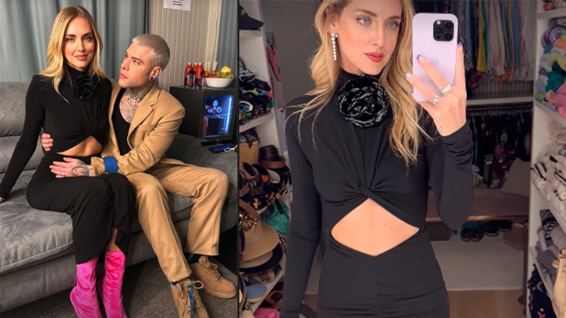Chiara Ferragni a X-Factor in abito cut-out: colora il look con gli ...