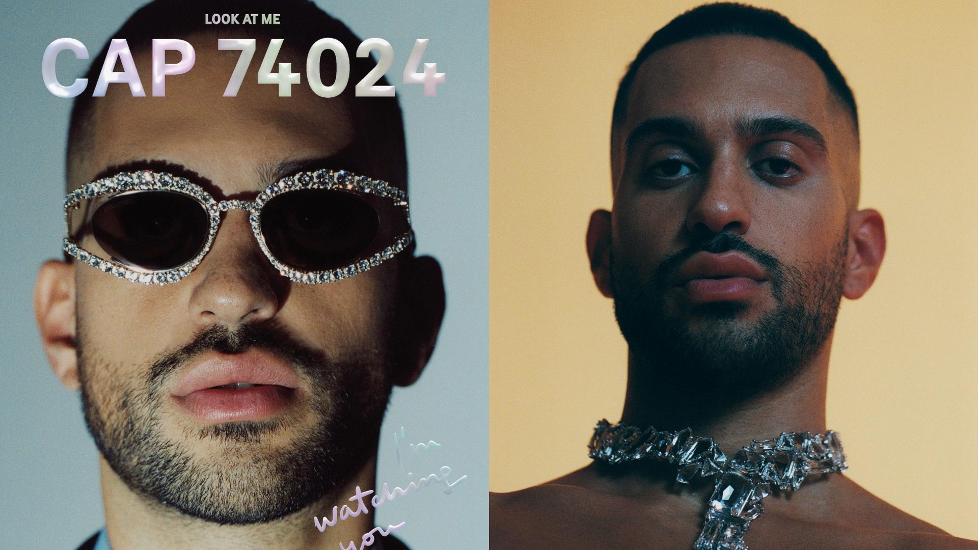 Mahmood scintillante in copertina: è un divo con occhiali e gioielli ...