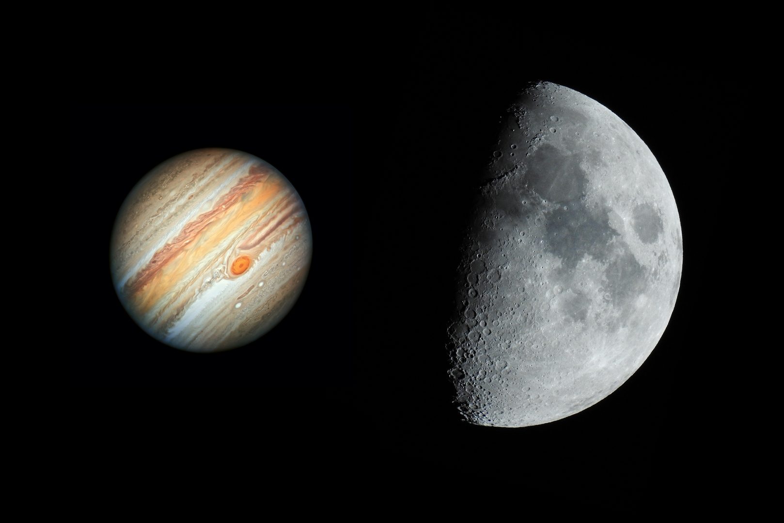 Questa sera la Luna e Giove duettano nel cielo: come vedere la ...