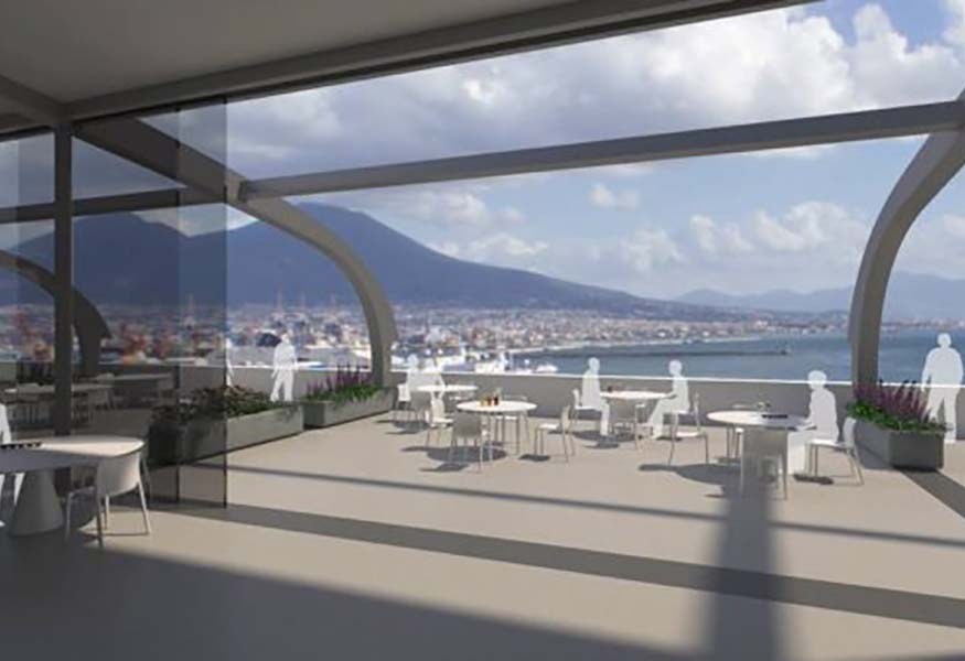 Al Porto di Napoli in arrivo la terrazza panoramica affacciata sul Golfo