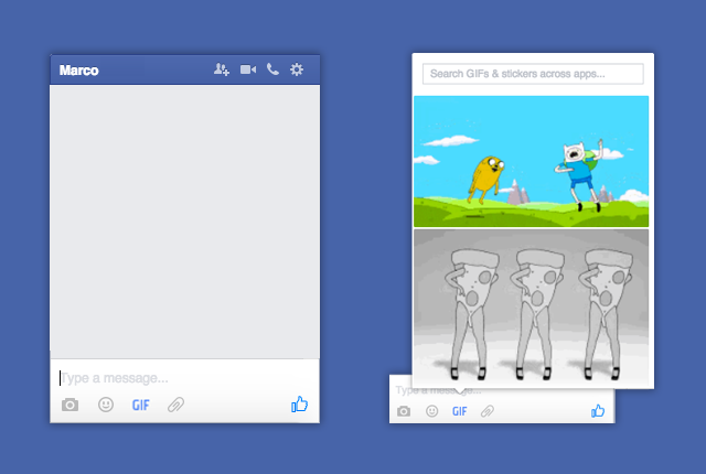 Facebook Messenger, in arrivo la ricerca delle GIF nella versione web