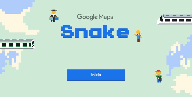 Pesce d'aprile: da oggi puoi giocare a Snake su Google Maps