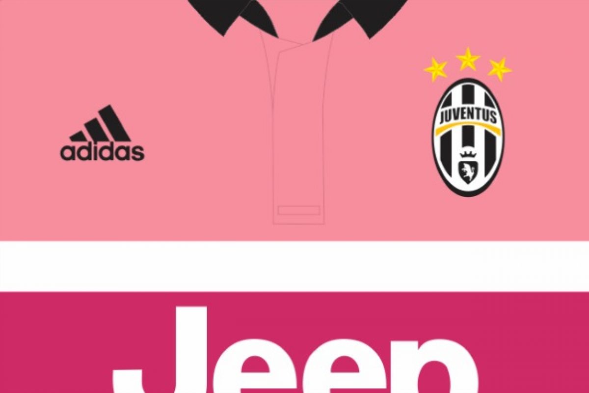 Juventus, maglia rosa 2015/2016 come seconda divisa