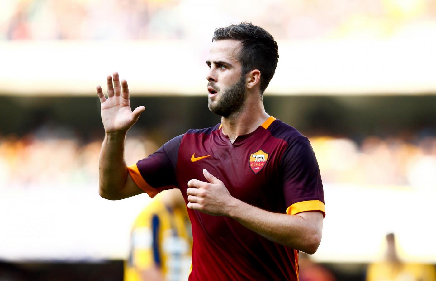 Roma: recupero record di Pjanic, disponibile già con il Sassuolo
