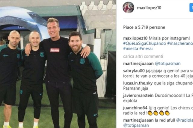 Foto con Messi e Mascherano, Maxi Lopez: Tutta opera di Wanda Nara