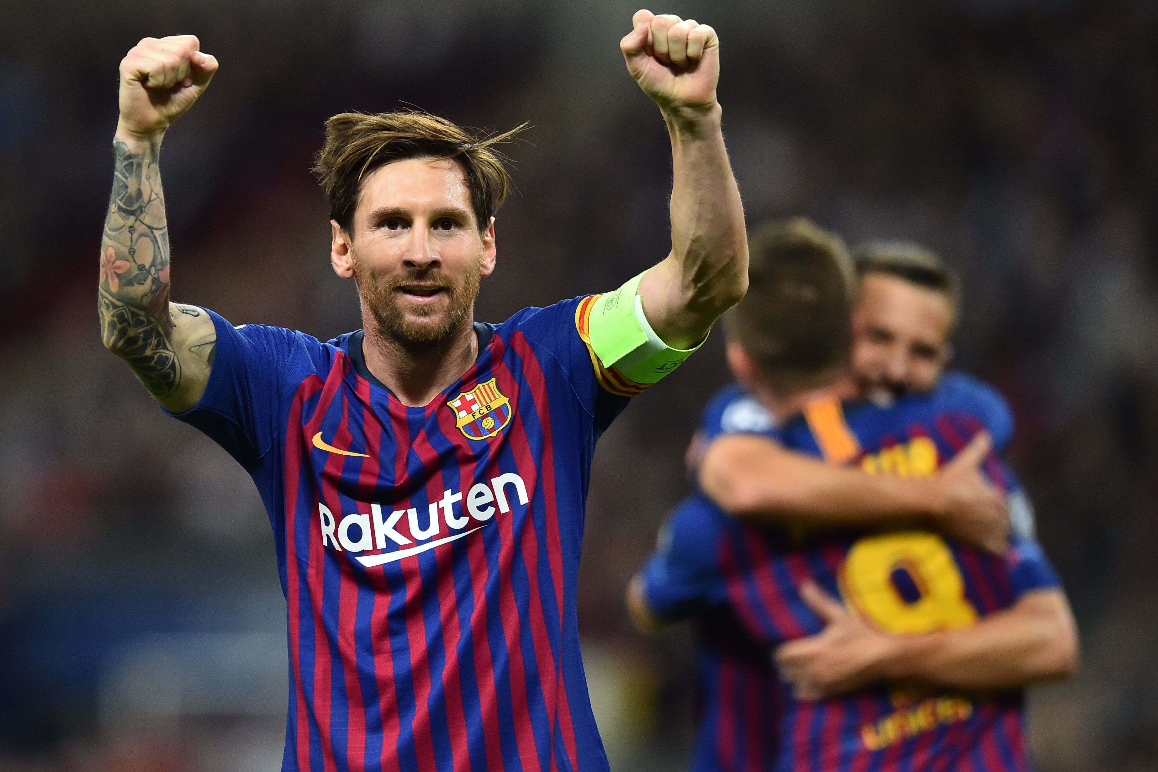 Tottenham-Barcellona: la nuova "misteriosa" esultanza di Leo Messi ...
